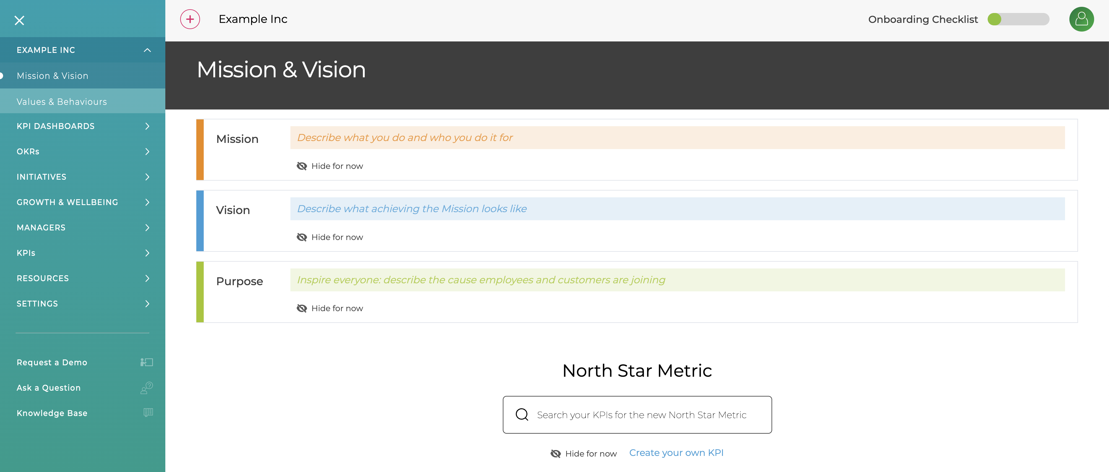 Setting up your Mission, Vision, North Star & Culture – ZOKRI